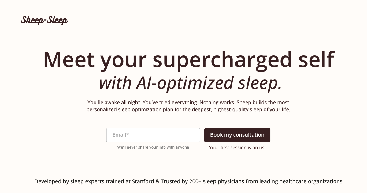 Sheep-Sleep | Sleep Optimization